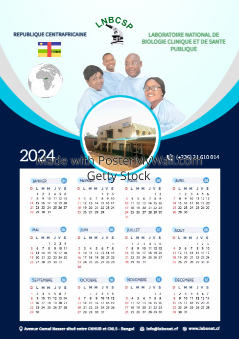 Calendrier 2024 - Proposition Sactreef (1) | PosterMyWall