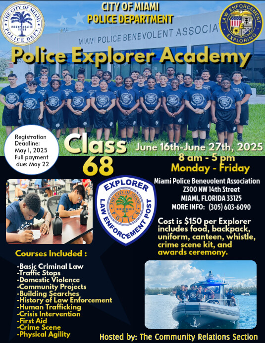 Copy of City of miami 23 explorer academy | PosterMyWall