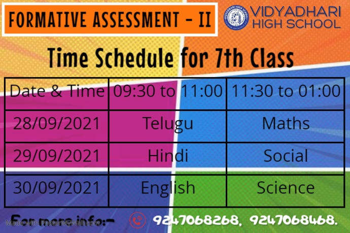 Copy of Class 7th | PosterMyWall