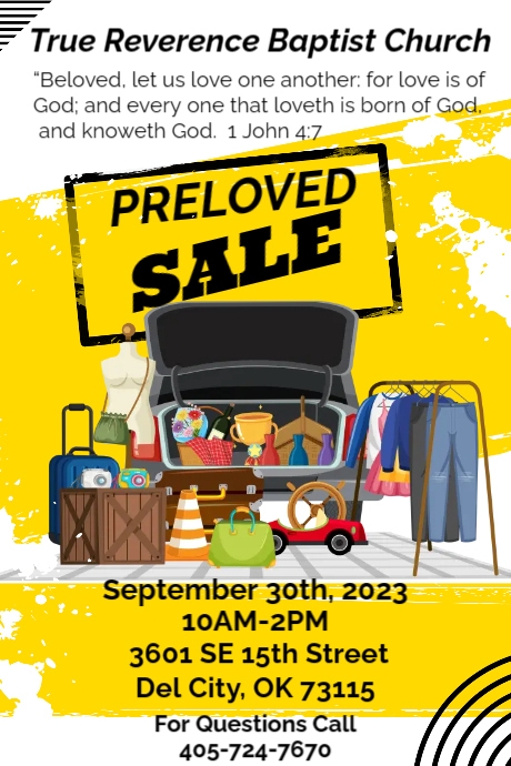 preloved sale poster flyer | PosterMyWall