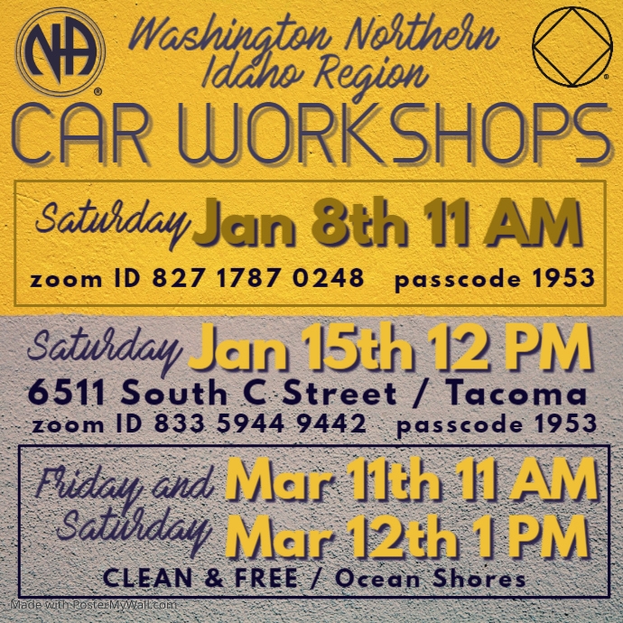 2022 CAR Workshops | PosterMyWall