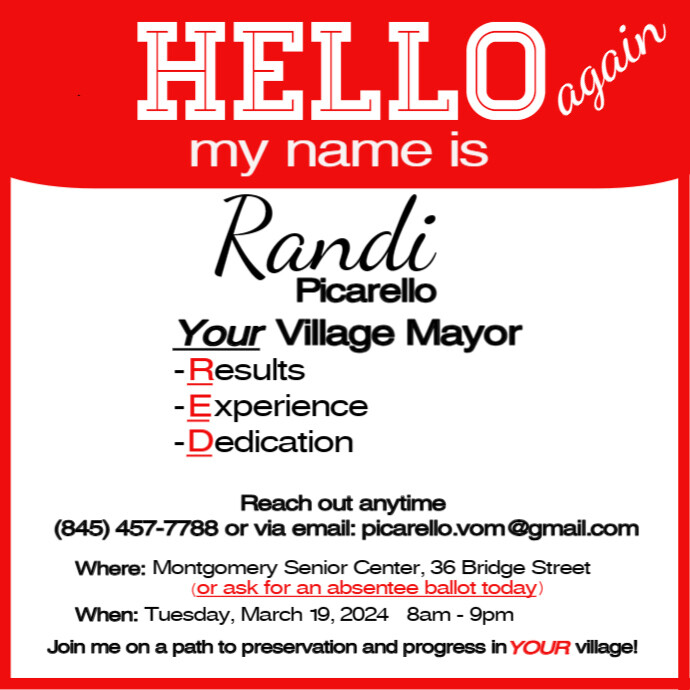 RP front Mayor | PosterMyWall