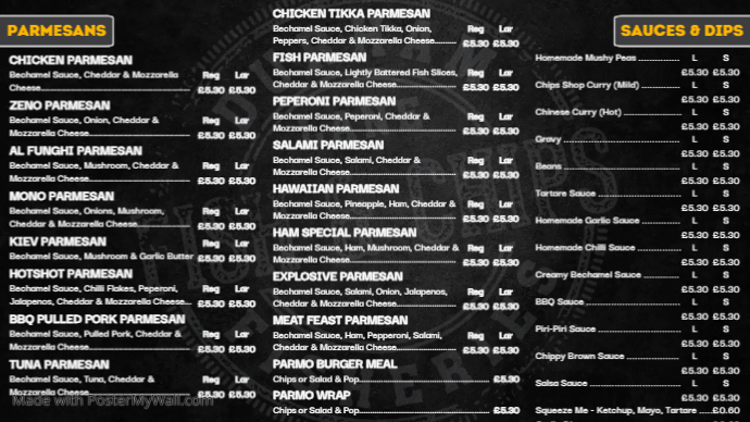 Parmesan,Sauces | PosterMyWall