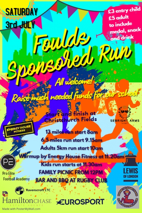 Copy of Copy of Family Fun Run Flyer | PosterMyWall