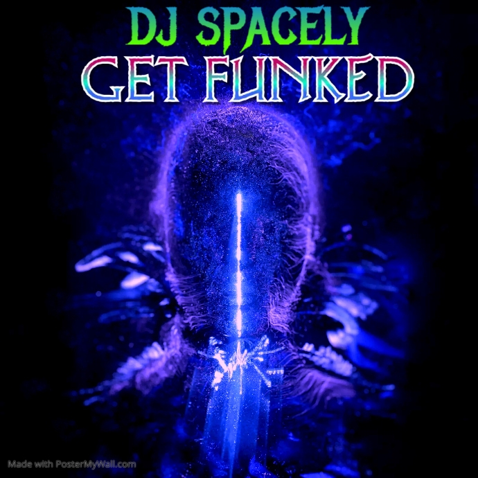 Copy of Alien Blue Abstract CD Album Cover Music | PosterMyWall