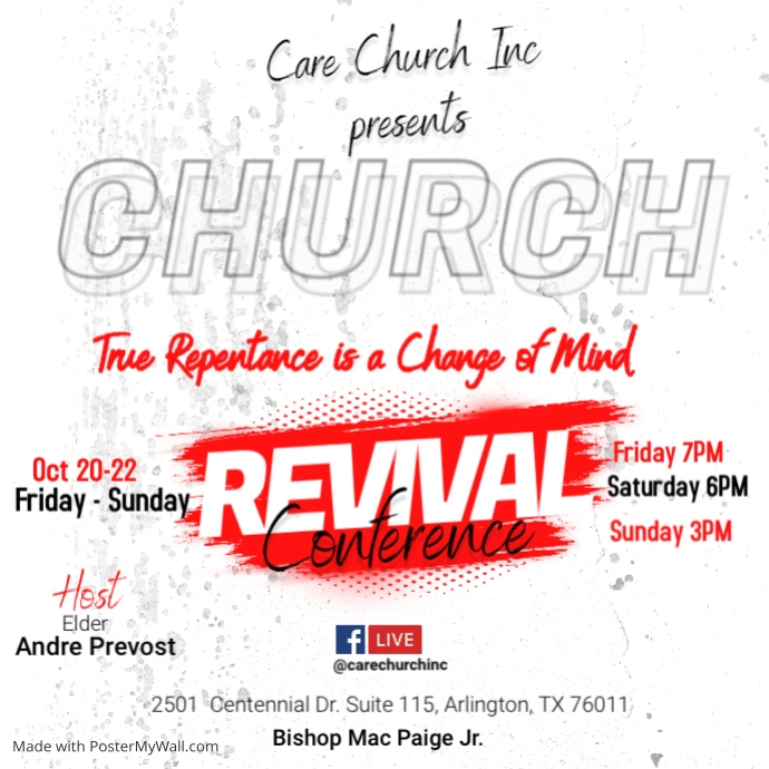 revival conference | PosterMyWall