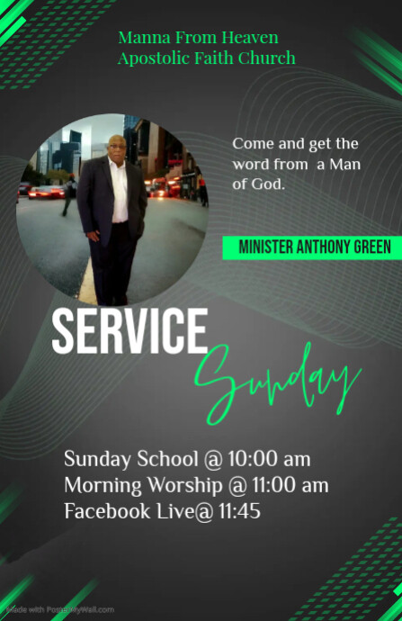 Worship Sunday | PosterMyWall