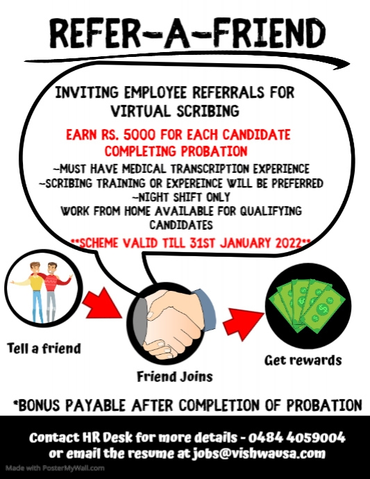 Copy of Refer-A-Friend Program Flyer | PosterMyWall