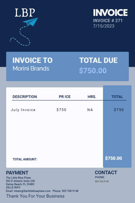 Copy of Copy of Copy of Green Work Digital Invoice Design (3 ...