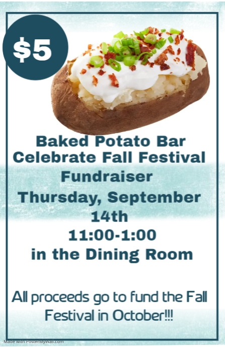 Baked Potatoe Bar Flyer | PosterMyWall