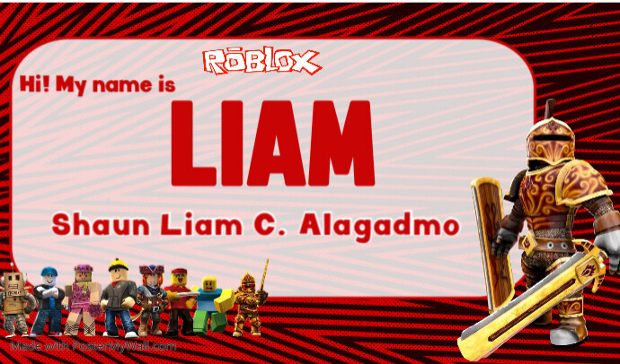 Roblox Cartonize Name Tag | PosterMyWall