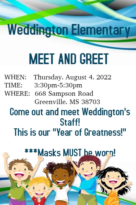 Meet And Greet | PosterMyWall