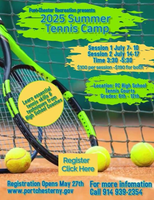 TENNIS ANIMATION POSTER TEMPLATE | PosterMyWall