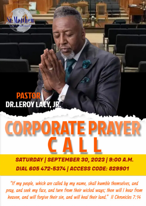 PRAYER CONFERENCE CALL | PosterMyWall