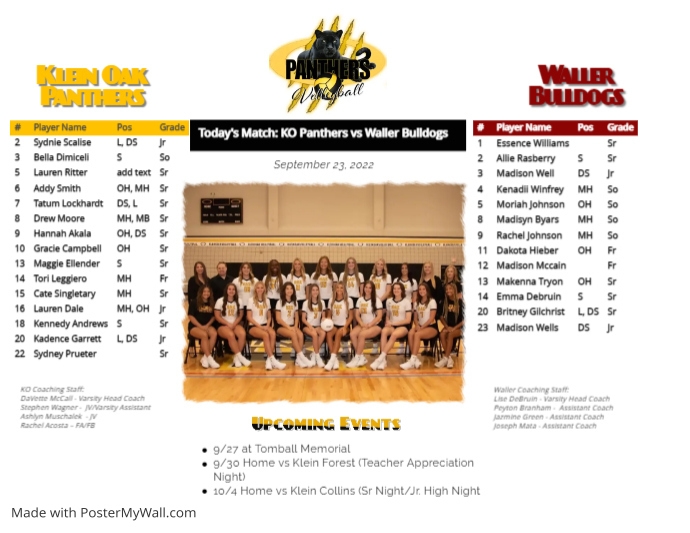 Sports Schedule Poster Template | PosterMyWall