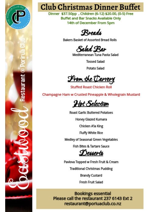 Christmas Dinner Buffet (2) | PosterMyWall