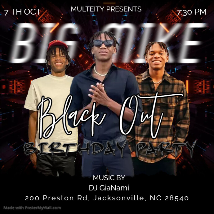 mike flyer 2 | PosterMyWall