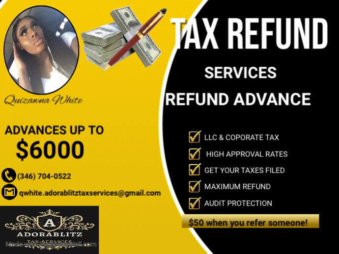 Tax refund services Instagram Flyer | PosterMyWall