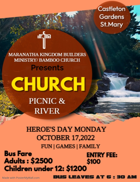 church picnic poster | PosterMyWall