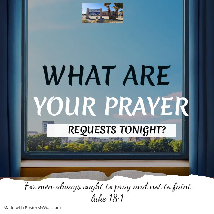 Prayer Requests time November 16th | PosterMyWall