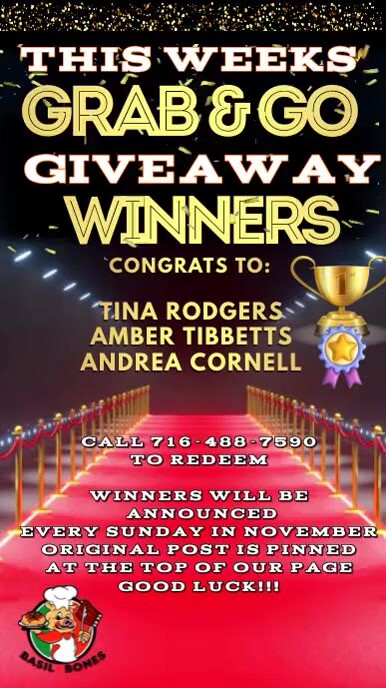 Copy of Amazing winner annoucement mobile size | PosterMyWall