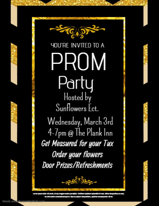 Copy of Prom | PosterMyWall