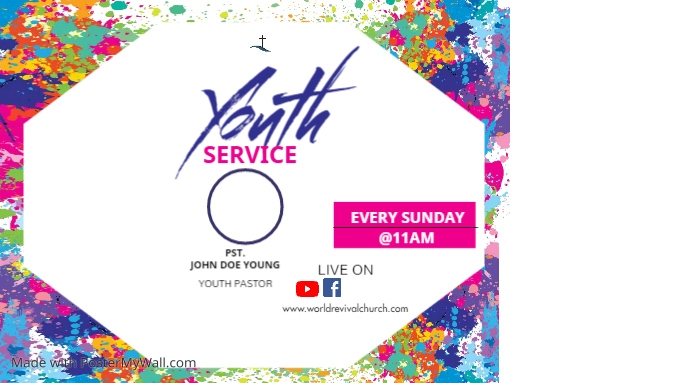 Youth service | PosterMyWall