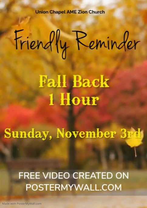Copy of Copy of Daylight Savings Time Change Video Postcard | PosterMyWall