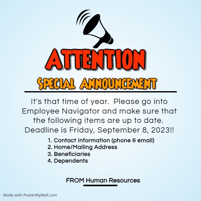 Announcement flyers | PosterMyWall