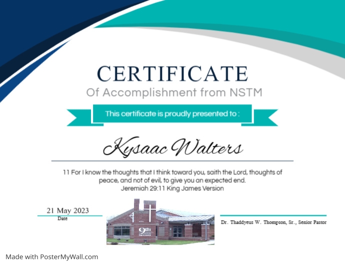 modern minimal certificate of accomplishment | PosterMyWall