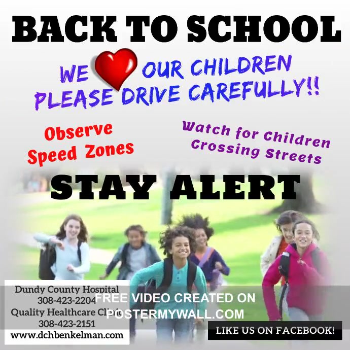 Back to School Safety Video | PosterMyWall