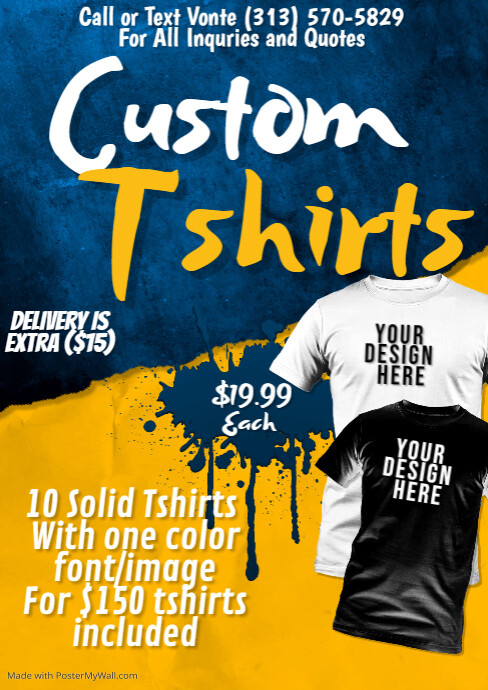 T-shirt print Poster | PosterMyWall