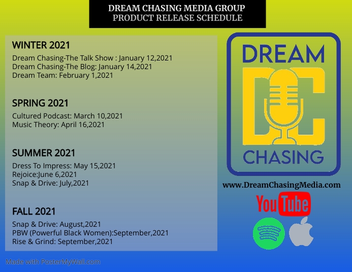 Release Schedule | PosterMyWall