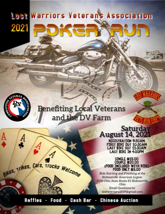 Copy of Motorcycle Poker Run event flyer template | PosterMyWall