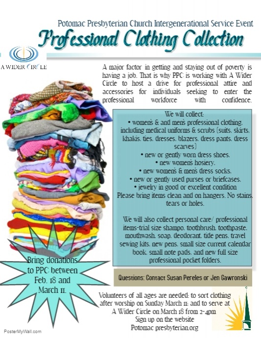 Copy of Clothing bank flyer | PosterMyWall