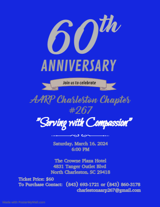 60 years anniversary invitation (1) | PosterMyWall