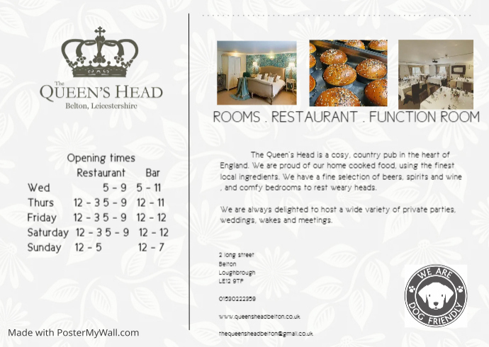 QR code menu | PosterMyWall