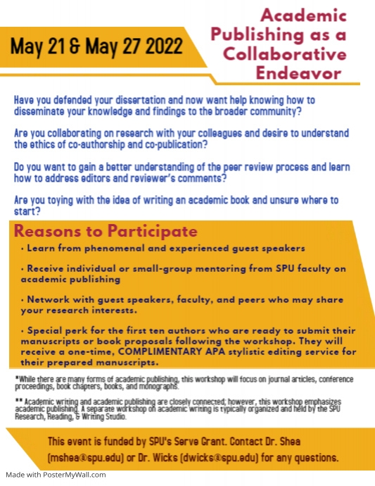 Writing Workshop Flyer_p.1 | PosterMyWall