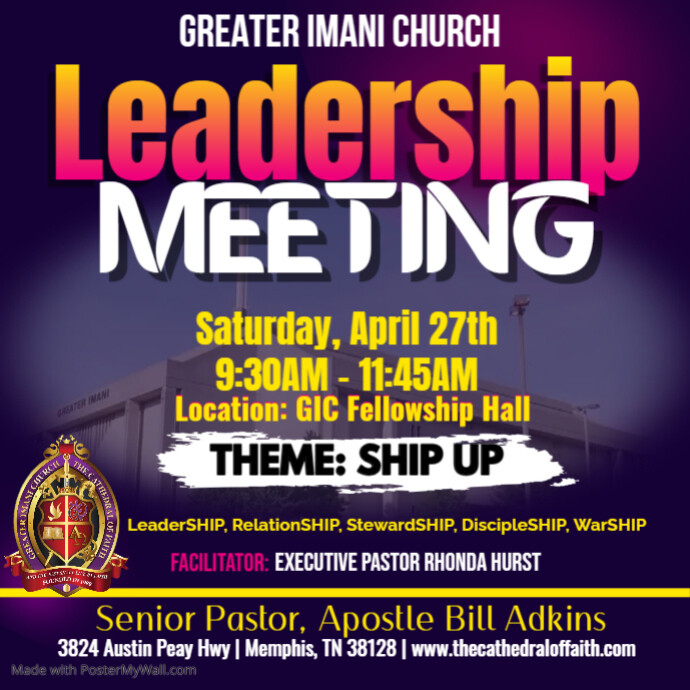 Copy of CHURCH CONFERENCE FLYER (1) | PosterMyWall