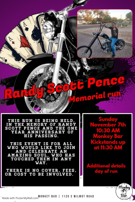 Copy of Copy of Poker Run Flyer Template | PosterMyWall