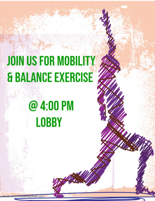 Balance and Mobility | PosterMyWall