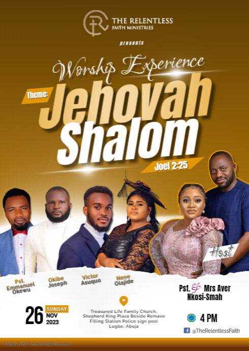 Night of Praise and Worship (3) | PosterMyWall