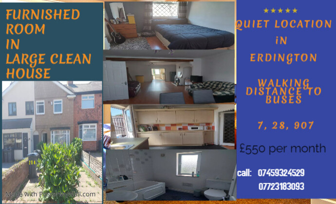 ROOM FOR RENT | PosterMyWall