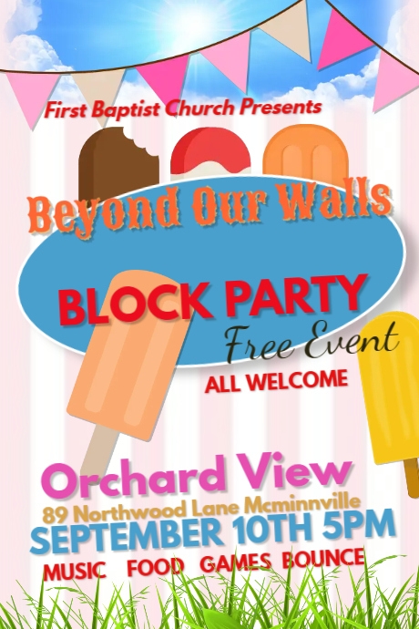 Summer Block Party | PosterMyWall