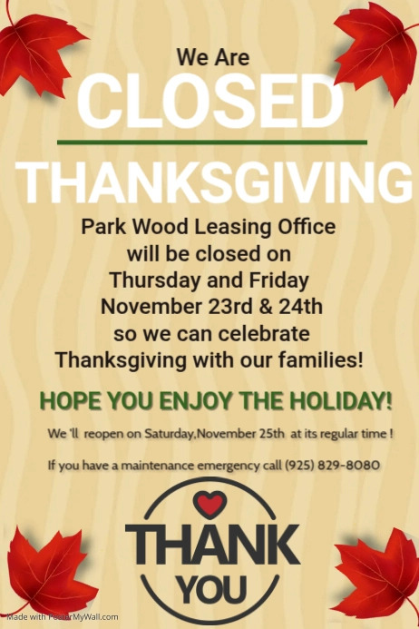 We are Closed | PosterMyWall