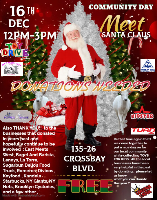 Meet Santa Claus Flyer Template | PosterMyWall