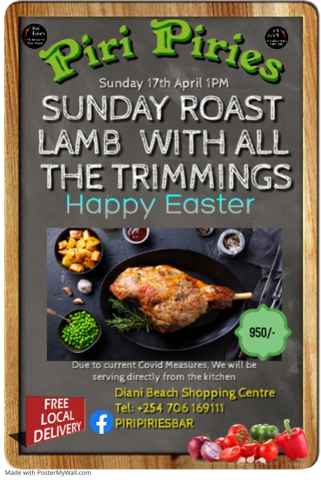 Roast Lamb | PosterMyWall