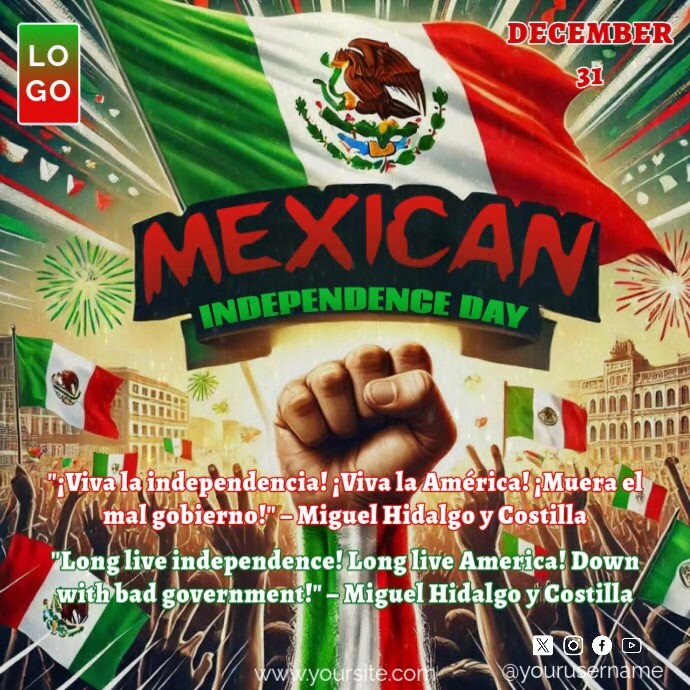 Mexican Independence Day Template | PosterMyWall
