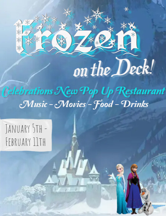 Copy of Frozen Flyer | PosterMyWall