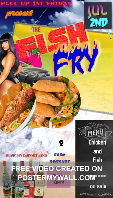 Copy of Copy of Fish Fry ticket | PosterMyWall